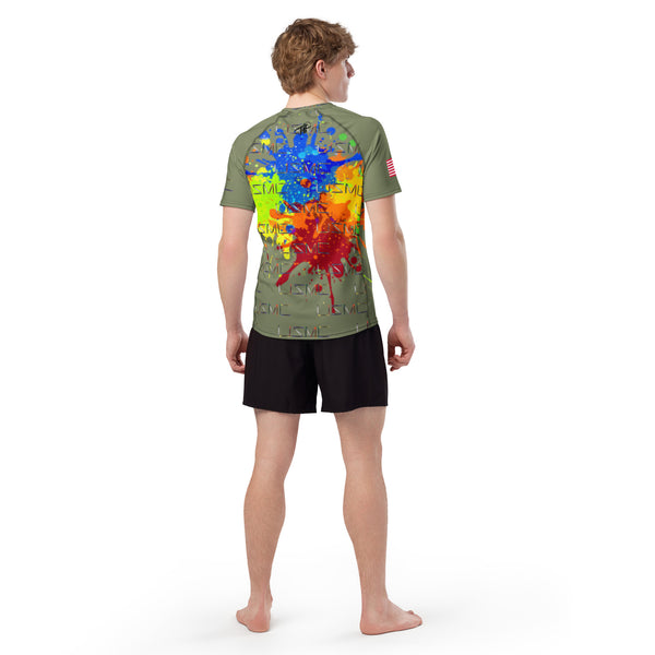 USMC YUM print men’s rash guard – thighhuggers
