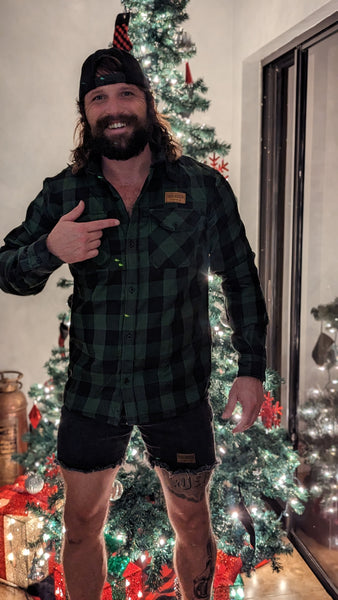 Forest Green Flannel – thighhuggers
